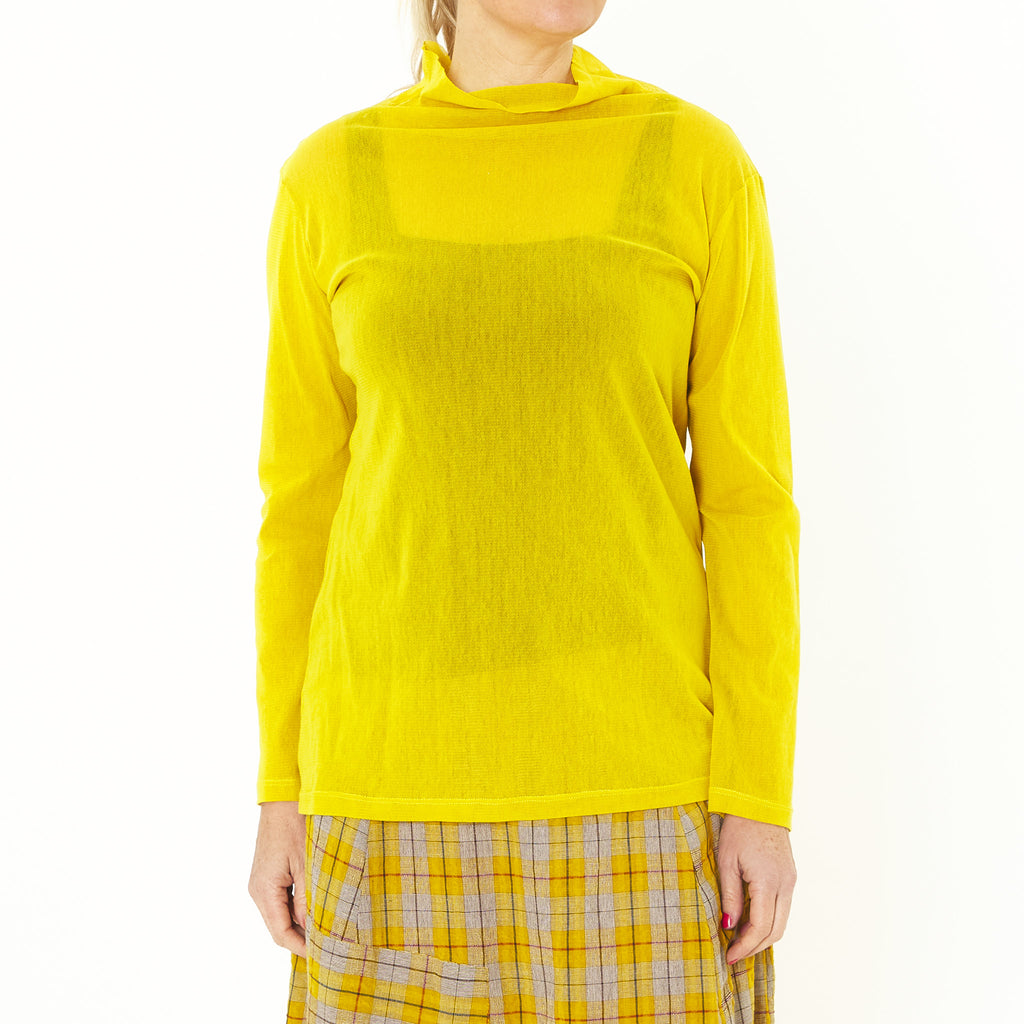 Flo Yellow Mesh Top – Tiffany Treloar