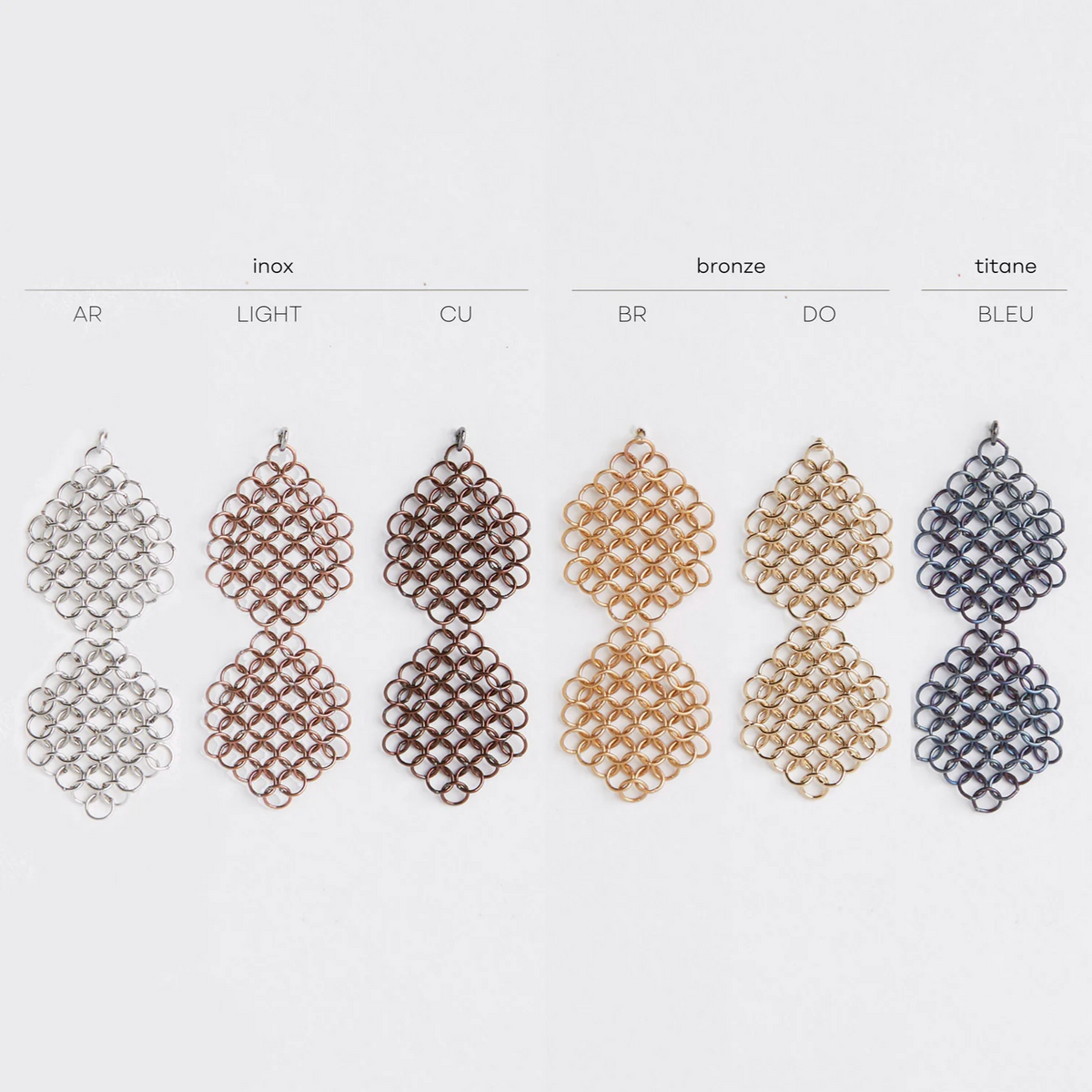 Pascal Earrings ROS/BO-BR – Tiffany Treloar